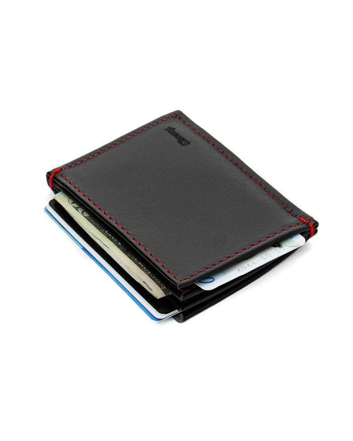 Slimmy OG 3-Pocket (76mm) Slim Minimalist Wallet - BRED - RFID EDC