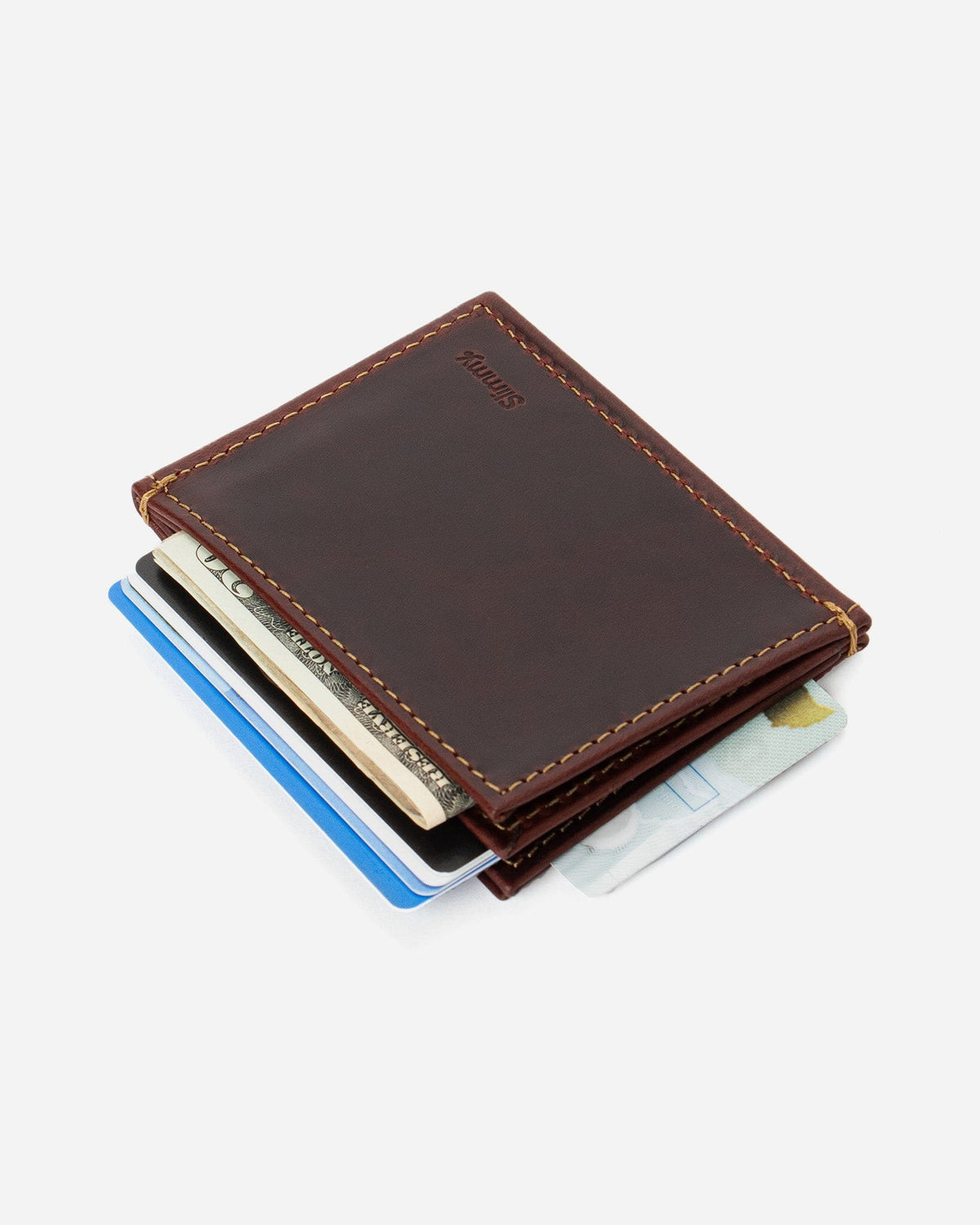 Slimmy OG 3-Pocket (76mm) Slim Minimalist Wallet - Oil Tan - RFID EDC