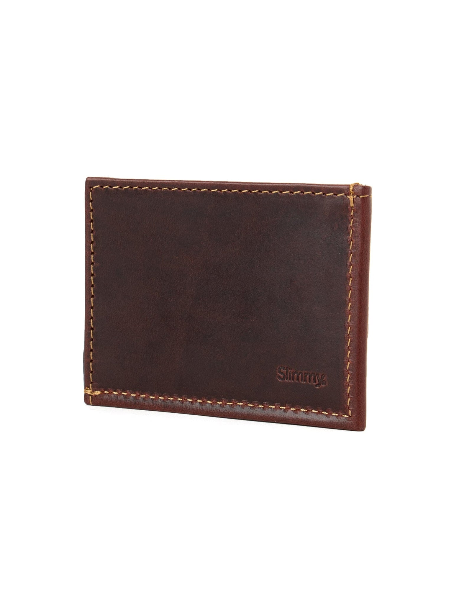 Slimmy OG 3-Pocket (76mm) Slim Minimalist Wallet - Oil Tan - RFID EDC