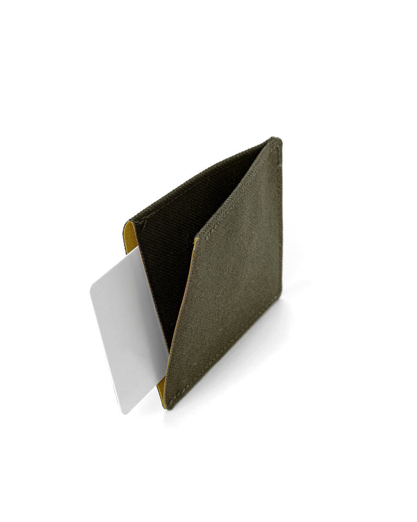 Slimmy T1SO 1-Pocket (73mm) Slim Minimalist Nylon Wallet - Ranger Green ...